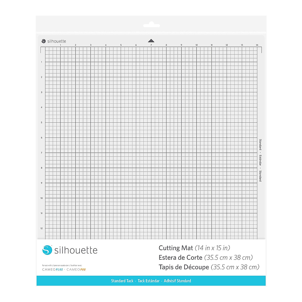 Silhouette Cameo 4 Plus Cutting Mat Standard Tack 3 Pack with Silhouette 101 Guide and Bonus Designs