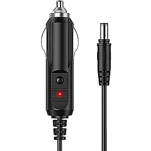 Nuxkst Car DC Adapter for SuperTooth Disco Bluetooth Stereo A2DP Wireless Speaker Auto Vehicle Boat RV Cigarette Lighter Plug Power Supply Cord Cable Charger PSU