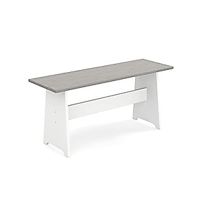 Linon Grey and White Breakfast Dining Set Ardmore Nook