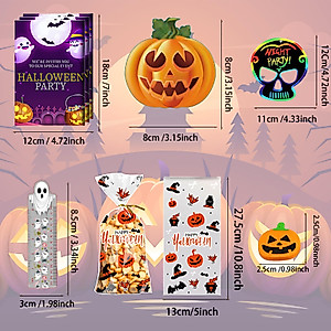 300 Pcs 24 Pack Halloween Stationery Set with Cards, Halloween Party Favors for Kids, Bulk Halloween Toys Party Favors,Halloween Goody Bag Fillers Trick or Treat Non Candy Fillers Classroom Prizes