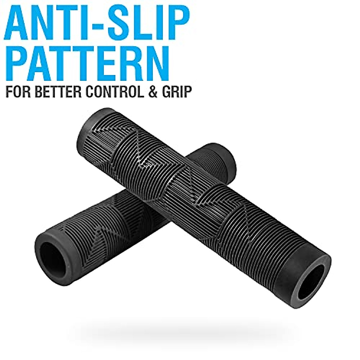 Marque BMX MTB Handlebar Grips - Flangeless Grips (Black)