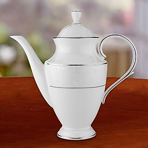 Lenox Opal Innocence Coffeepot, White