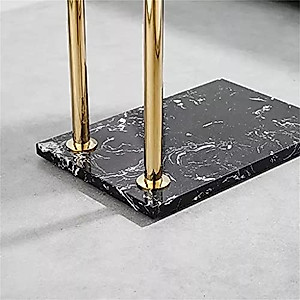 FCMLD Bathroom Floor Towel Rack Hotel Rack Stone Towel Rack Floor Bathtub Brass Towel Rack