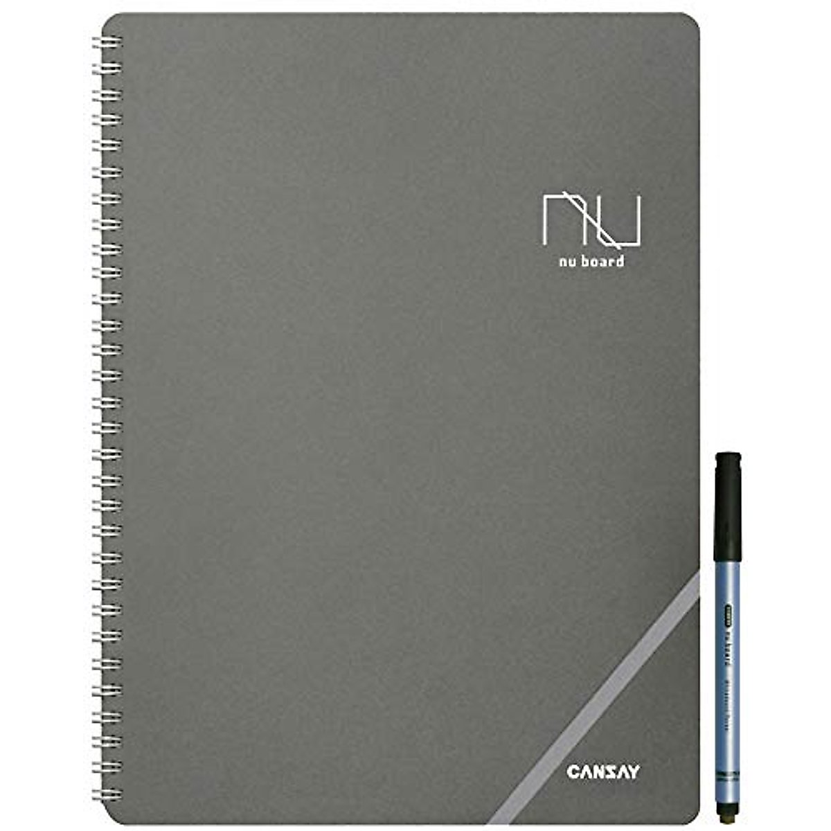 Nu Board A4 Size (8.8 x 11.9 inch) International Edition NAA404US08 Whiteboard Notebook - Dry Erase Notebook - Environmentally Reusable Notebook