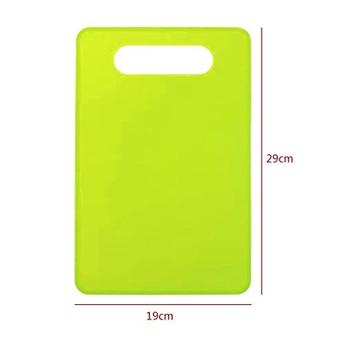 GULRUH Wood Cutting Boards for Kitchen, Foods Classification Kitchen Tools Multi-Function Non-Slip Portable Vegetable Board Cutting Boards Two-Sided Chopping Blocks (Color : Yellow)