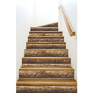 NextWall Faux Log Cabin Peel and Stick Wallpaper