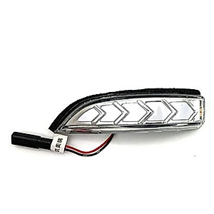 Auto-Tech 1 Pair Side Rearview Mirror Running Water Turn Signal Lamp Compatible For Toyota Verso 2016-2018 (Blue Light)
