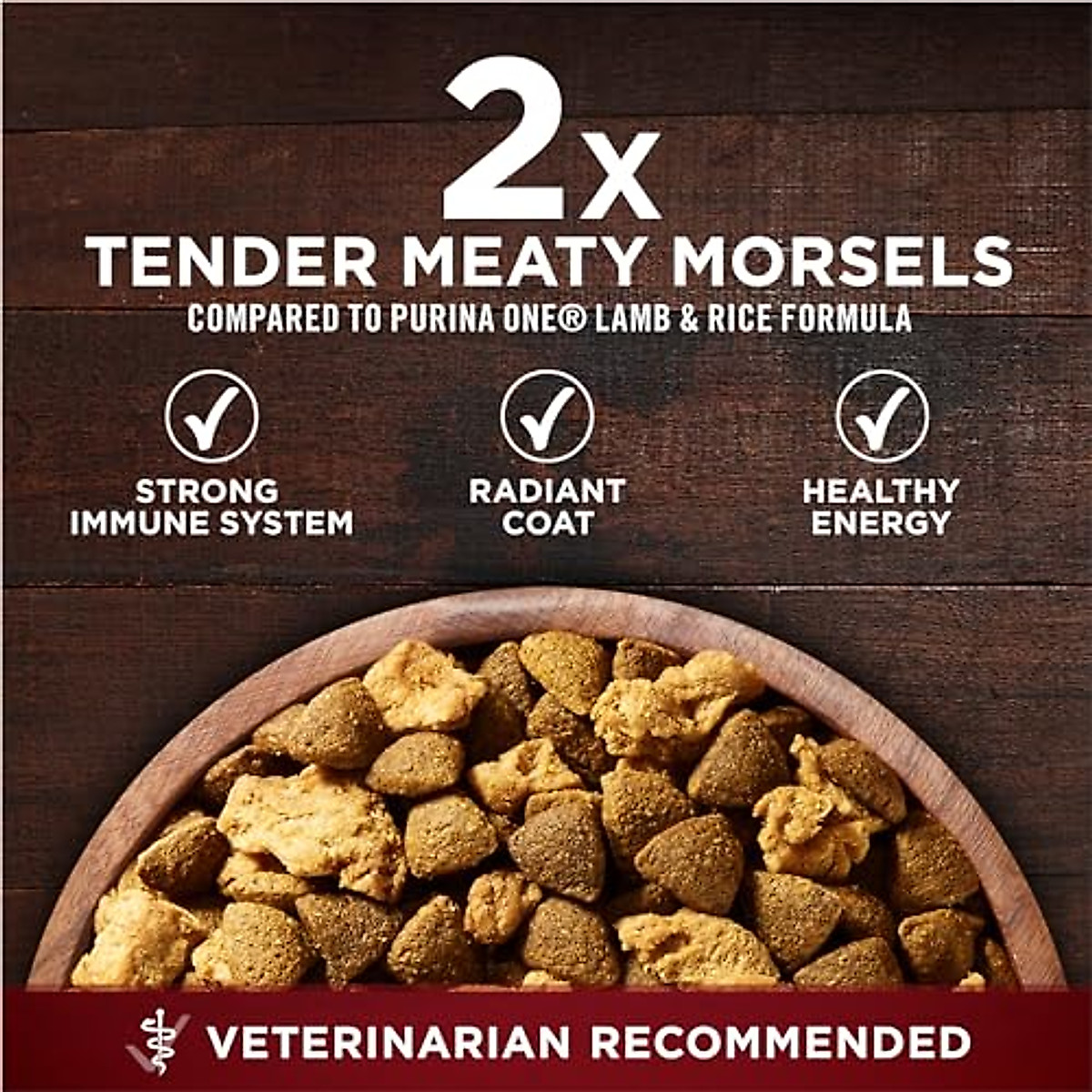 Purina ONE True Instinct with Real Salmon and Tuna Natural with Added Vitamins, Minerals and Nutrients High Protein Dog Food Dry Formula - 36 lb. Bag