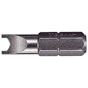 VEGA Spanner #10 Insert Bits. Professional Grade 1/4" Hex Shank #10 Spanner 1" Insert Bits. 125SP10A-5 (Pack of 5)