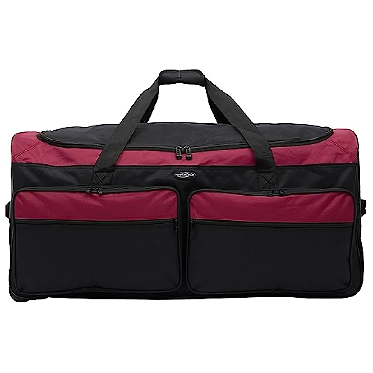 Travelers Club 36" Asgard 3-Wheel Rolling Duffel Bag, Red