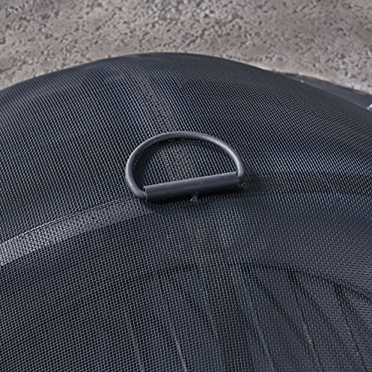 Christopher Knight Home Laraine Outdoor 32" Wood Burning Light-Weight Concrete Square Fire Pit, Grey