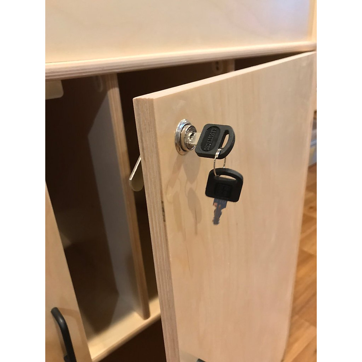 Kids' Station Daycare Changing Table, 40"w X 20"d X 40"h, with Doors, Assembled