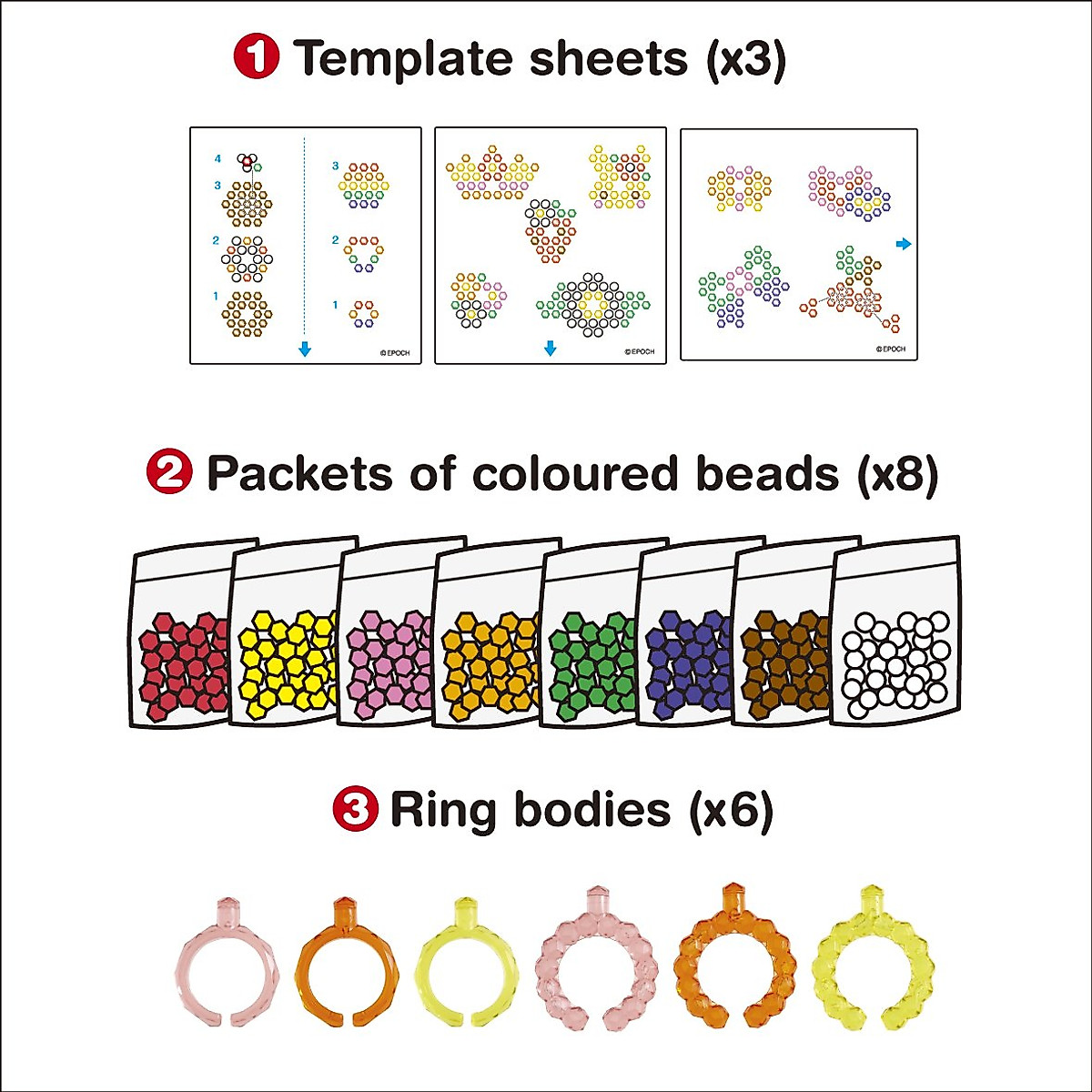 Aquabeads Theme Pack, Craft Sets, Aquabeads Dazzling Ring Set