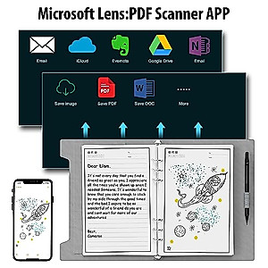 XHZNI Reusable Notebooks - A5 Waterproof Spiral Notebooks, 50 Sheets of Stone Paper per Smart Notebook for School, Office, Business, and Professional with 1erasable Pen & 1 Cloth Included(Blue)