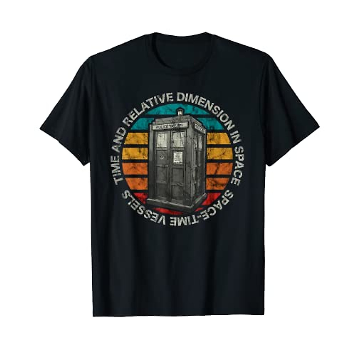 Retro Time And Relative Dimension In Space Vintage T-Shirt