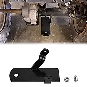 JERBOR Heavy Duty Trailer Tow Hitch for Yamaha Wolverine 350 YFM350 1995-2005, ATV Trailer Hitch Towing Accessories (Black)
