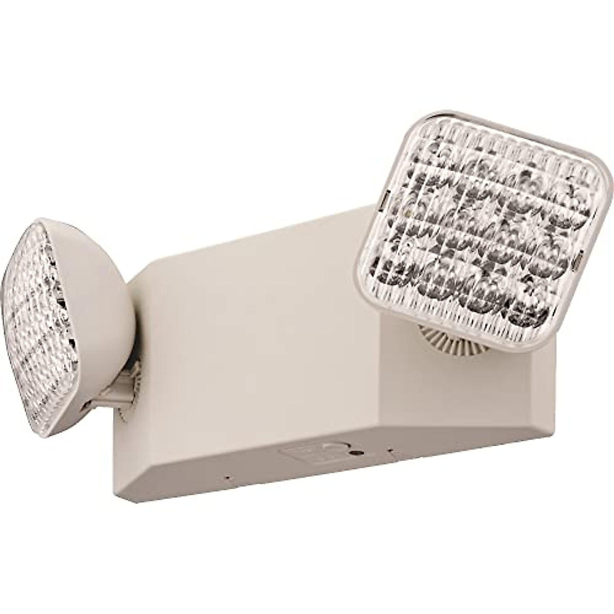 Lithonia Lighting EU2C M6 Emergency Light with 2 LED Lamps, Square, Ivory White