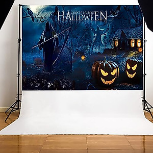 AEAHALY 7x5ft Halloween Ghost Theme Party Decoration Backdrop