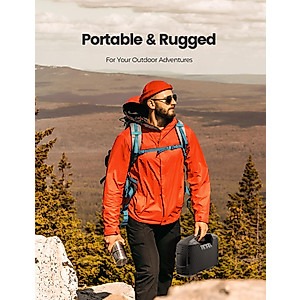 Portable Wireless Bluetooth Speaker, 40W (60W Peak) Loud Sound IPX7 Waterproof Speakers, 32H Playtime, Outdoor Speaker, Rich Bass, BT 5.0, TWS Pairing, Built-in Mic, for Party, Pool, Beach, Gifts