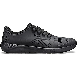 Crocs Men's LiteRide 360 Pacer Sneakers, Black/Black, 10 Men