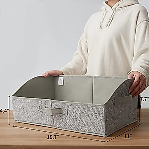 GRANNY SAYS Bundle of 3-Pack Closet Storage Organizers & 1-Pack Hanging Closet Organizer