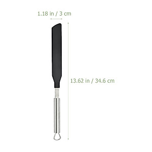 DOITOOL Crepe Spreader and Spatula Set, 2Pcs Stainless Steel Crepe Spreader Tool T Shape Crepe Maker Spreading Tool for Bakery