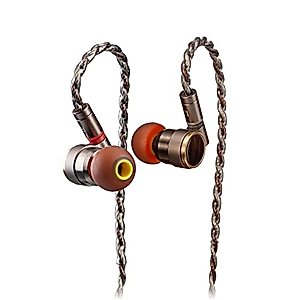 TINHiFi T4 Plus N54 Ultra External Magnetic Circuit Design 0.78 2PIN HiFi IEM T-Type CNT Composite Vibration Plate and Low Rebound Sponge (S/M/L) in-Ear Headphones for Audio Lovers