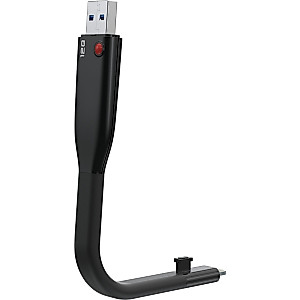 Emtec iCobra iPhone Flash Drive 128GB 3 in 1 Black, Dual Connector USB 3.0 and Lightning with Charging, External Memory Expansion, for iPhone, iPad, iPod (ECMMD128GT503V2B)