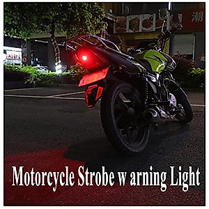 4PCS LED Strobe Lights 7 Colors Drone Anti-Collision Lights Rechargeable Night Warning Light for Car Motorcycle Aircraft RC Boat