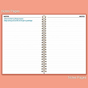 Fitness Planner for Women & Men - A5 Workout Log Book/Exercise Workout Log to Track Weight Loss, GYM, Bodybuilding Progress - Daily Health & Wellness Workout Journals, 5.8X8.25 In Workout Book