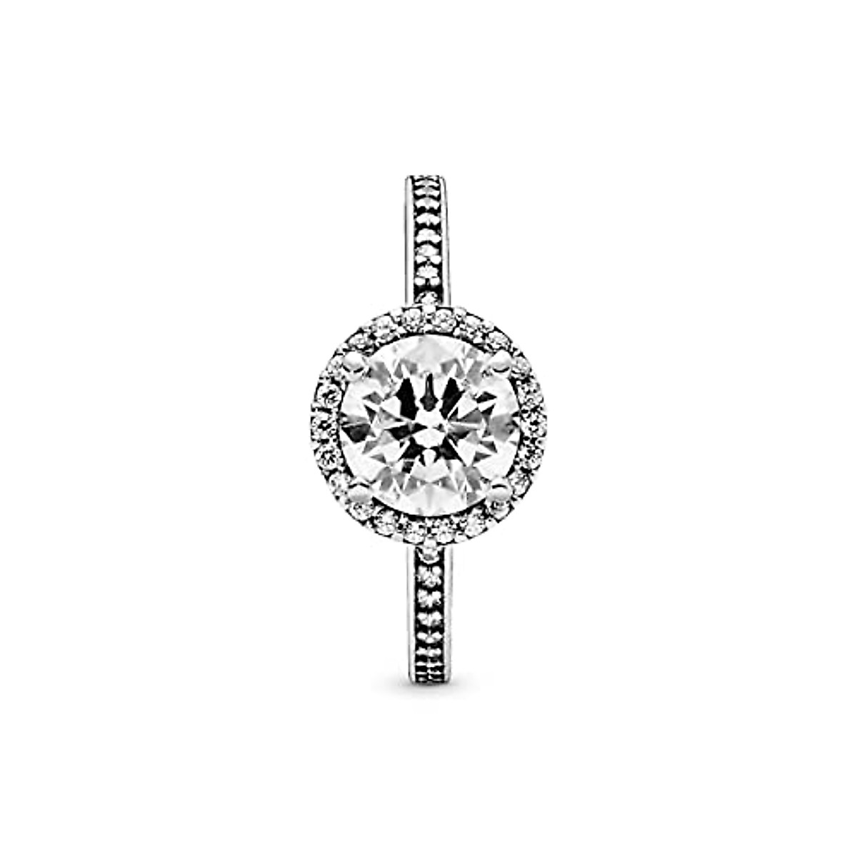 PANDORA Classic Elegance Ring, Sterling Silver, Clear Cubic Zirconia, Size 8.5