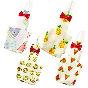 NUGAGORXW 4pcs Bird Diaper Washable Parrot Nappies Bird Flight Suit Pant Pilot Clothing Bird Flight Suit Dress for Parakeet Parrot Mini Macaw Budgie Canary(Size:L)