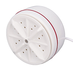 Natudeco Portable Washing Machine Mini Bucket Washing Machine Collapsible Travel Bucket Washer Mini Washing Machine 30w Laundry Washing Tool for Hotel Dormitory Home