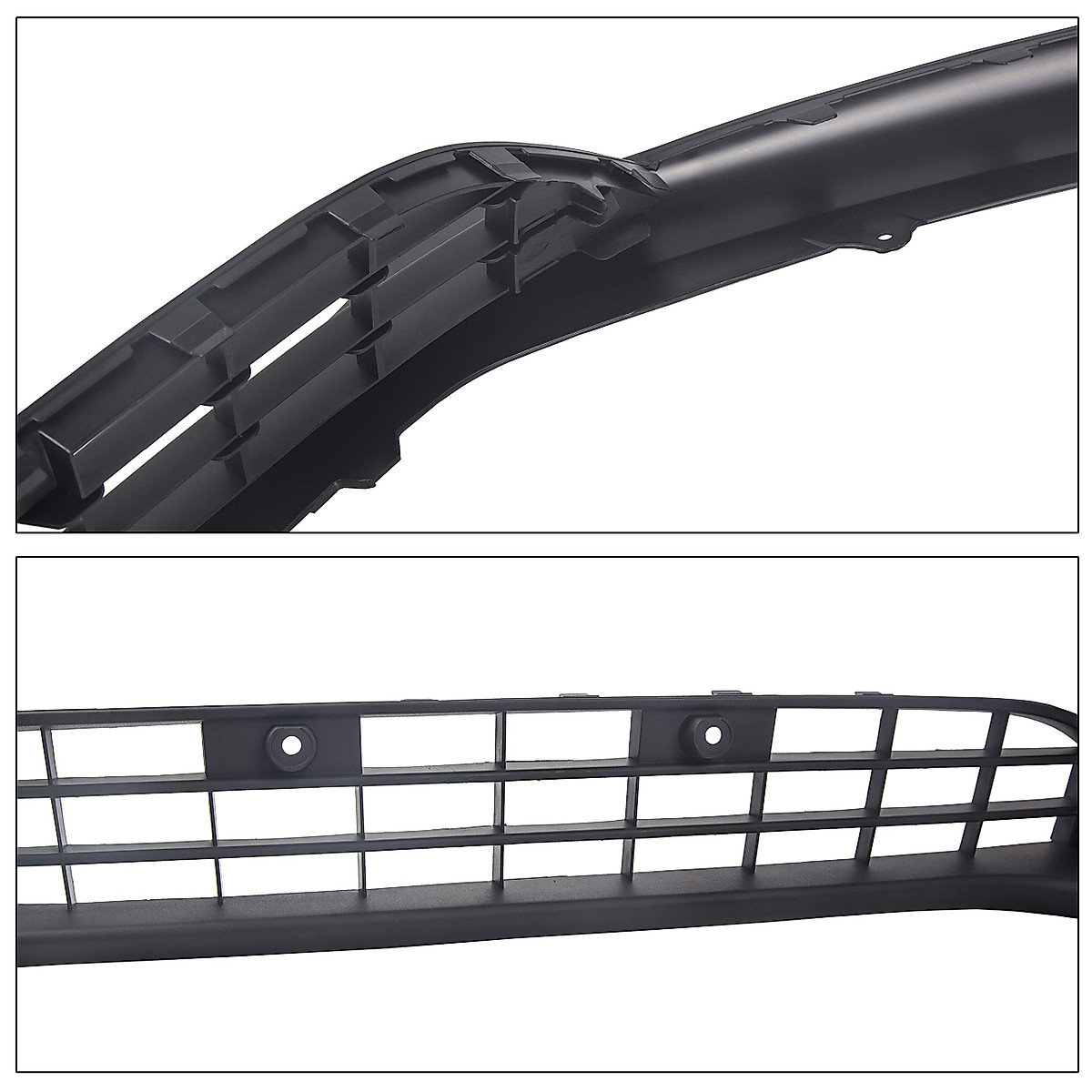 ECOTRIC Front Bumper Valance Lower Grill Compatible with 2015-2018 Ford Focus F1EZ17626A Lower Lip Chin Grill Grille Spoiler Panel