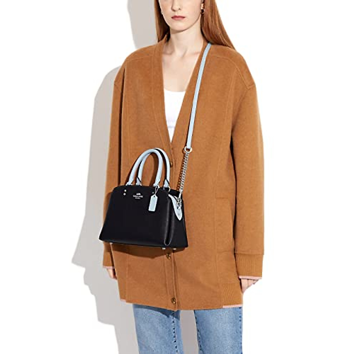 COACH Women's Mini Lillie Carryall, Midnight Multi