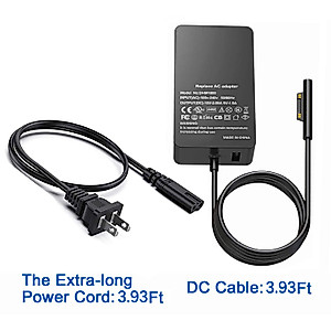 Pro Charger Laptop Charger,Smartwifi 15V 4A 65W Portable Charger for Pro 3/4/5/6/7/X Laptop1/2/3 & Pro & Book1/2 and Go 1/2
