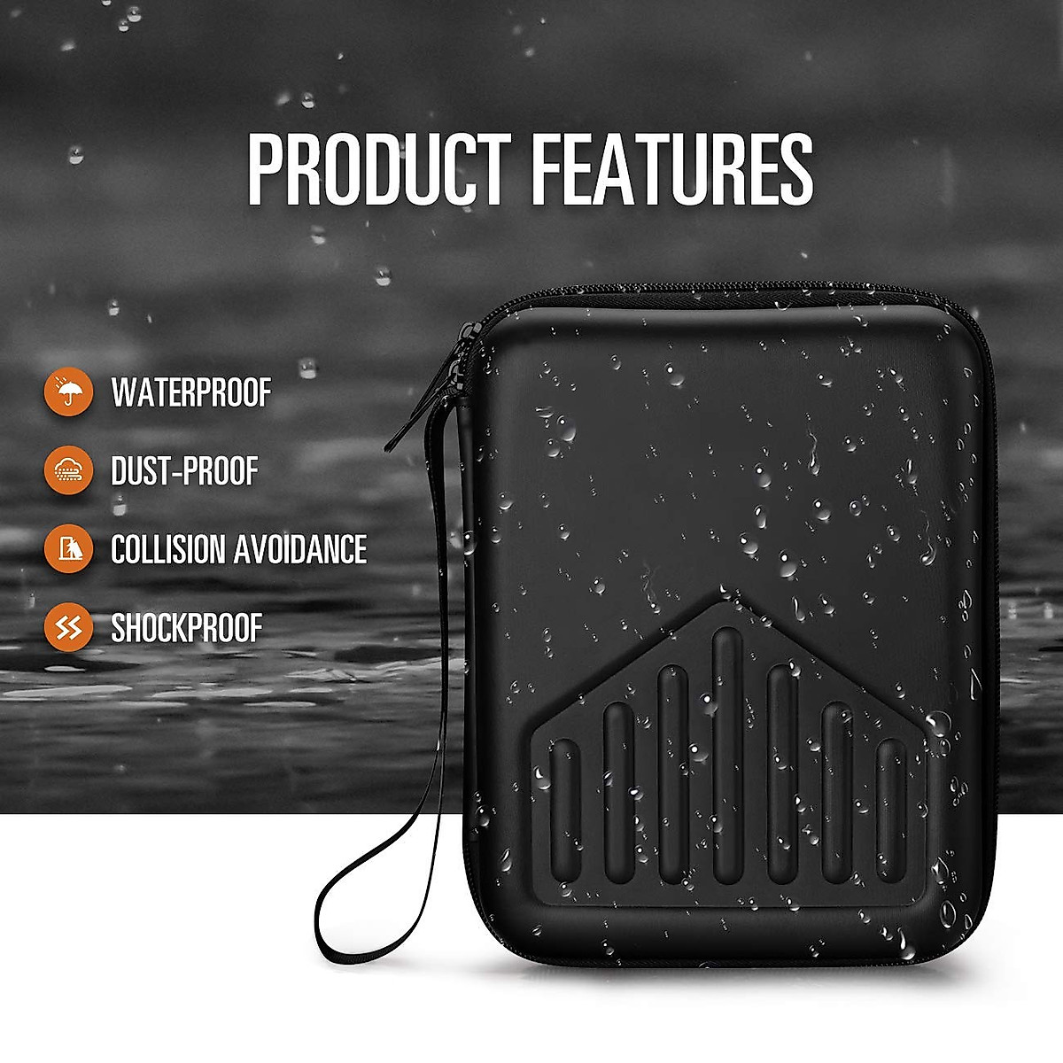 MIFOGE Kalimba Thumb Piano & MIFOGE Ocarina 12 Hole Tones Alto C (Black with White)