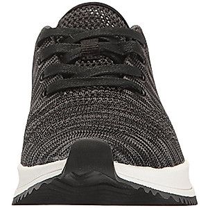 Freewaters Women's Sky Trainer Knit Lace-Up Shoe, Black/Grey, 7 M US