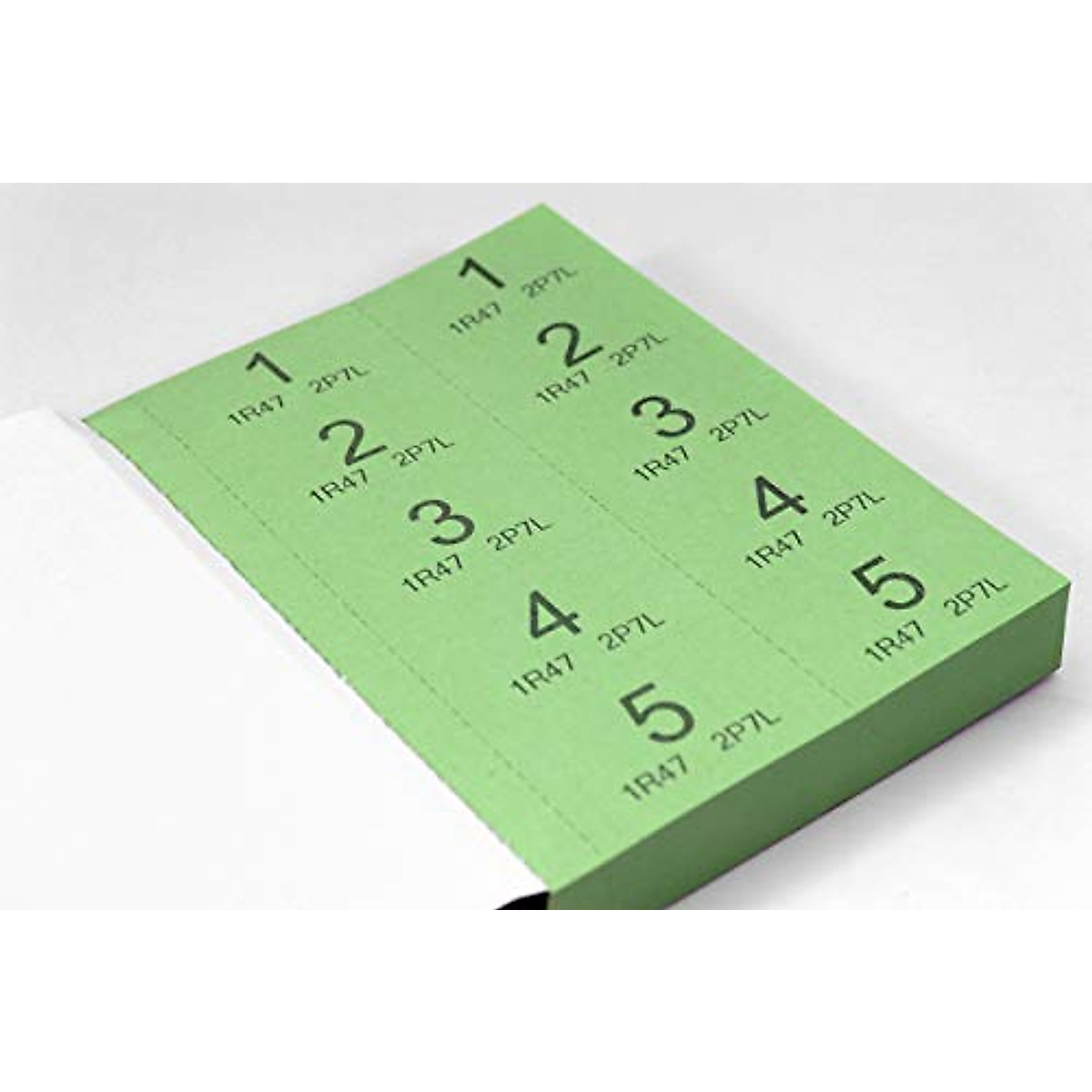 Silvine Cloakroom/Raffle Tickets, Numbered 1-1000 with Security Numbering. Ref CRT1000 [Pack of 6]