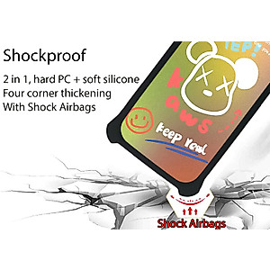 Case for Moto Thinkphone Case Compatible with Motorola Thinkphone Phone Case Cover [with Tempered Glass Screen Protector][Hard PC + Soft Silicone][Ring Support] [Golden Reflect Light] DJH-XXX