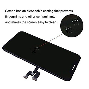 for iPhone 10 X 5.8 inch LCD Display Screen Replacement Digitizer Full Assembly 3D Touch Touchscreen with Waterproof Frame Adhesive Repair Tools in Black