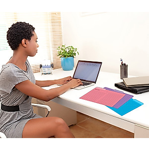 Lined File Folders, 12 Pack, Heavyweight, 1/3 Cut Tabs, 6 Vibrant Colors, Top Custom Subject Box, Letter Size Folders, 9.5" x 11.5", by Better Office Products