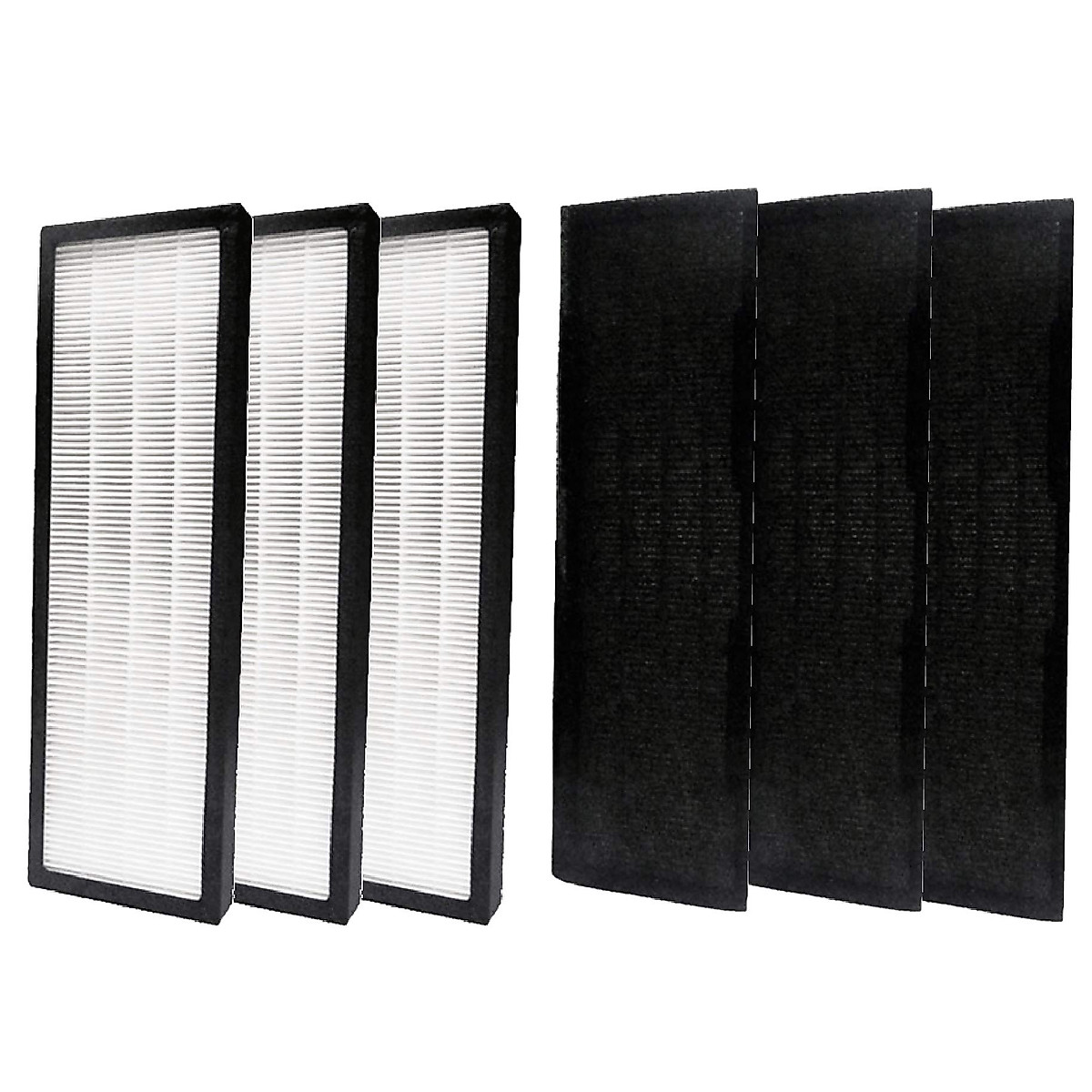 Nispira True HEPA Filter Replacement For GermGuardian FLT5000 Air Purifier AC5000, AC5000e, AC5250pt, AC5350b, AC5350bca, AC5350w, AC5300b, CDAP5500, BXAP040, BXAP250 Idylis IAP GG 125, 3 Packs