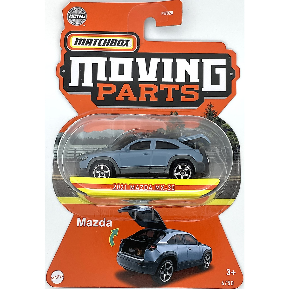 Matchbox 2022 - Moving Parts - 2021 Mazda MX-30 [Gray]