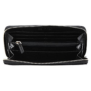 Calvin Klein Saffiano Zip Around Wallet CK Black