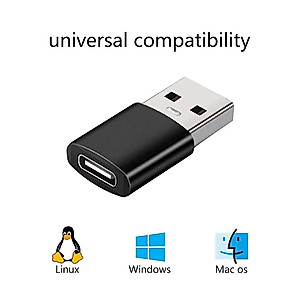 EBEETECH 3 Pack 3.5MM Female Audio to USB C Male Adapter, USB C Female to USB Male Adapter, USB Female to USB C Male Adapter Compatible with MAC USB C Devices, Earphones, Speaker