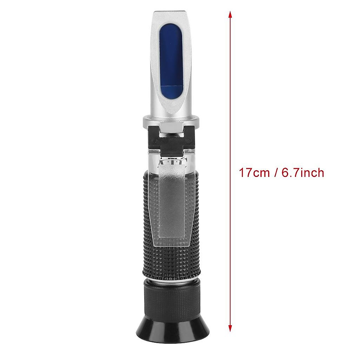 Professional Hand Held Accurate Refractometer Salinity Refractometer 0-100‰ Cutting Oil Fluid Refractometer 0-32%(#1)