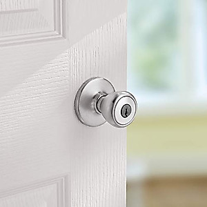 Kwikset 94002-871 Tylo Keyed Entry Knob In Satin Chrome