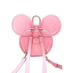 Loungefly X LASR Exclusive Disney Minnie Macaron Convertible Mini Backpack - Fashion Cosplay Disneybound Fantasia Cute Backpacks