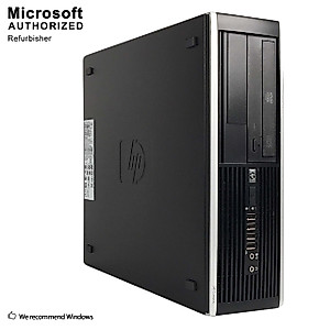 HP Desktop PC Computer SFF PRO 6300, Intel Core i3-3220 3.3GHz, 8G DDR3, 256G SSD, DVD, WiFi, BT, VGA, DP, Windows 10 Pro 64 Bit-Multi-Language Supports English/Spanish/French(Renewed)